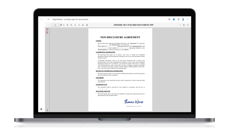 d.velop sign for documents | d.velop store